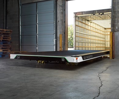 A Look at Automated Trailer Unloading Systems » The New Warehouse